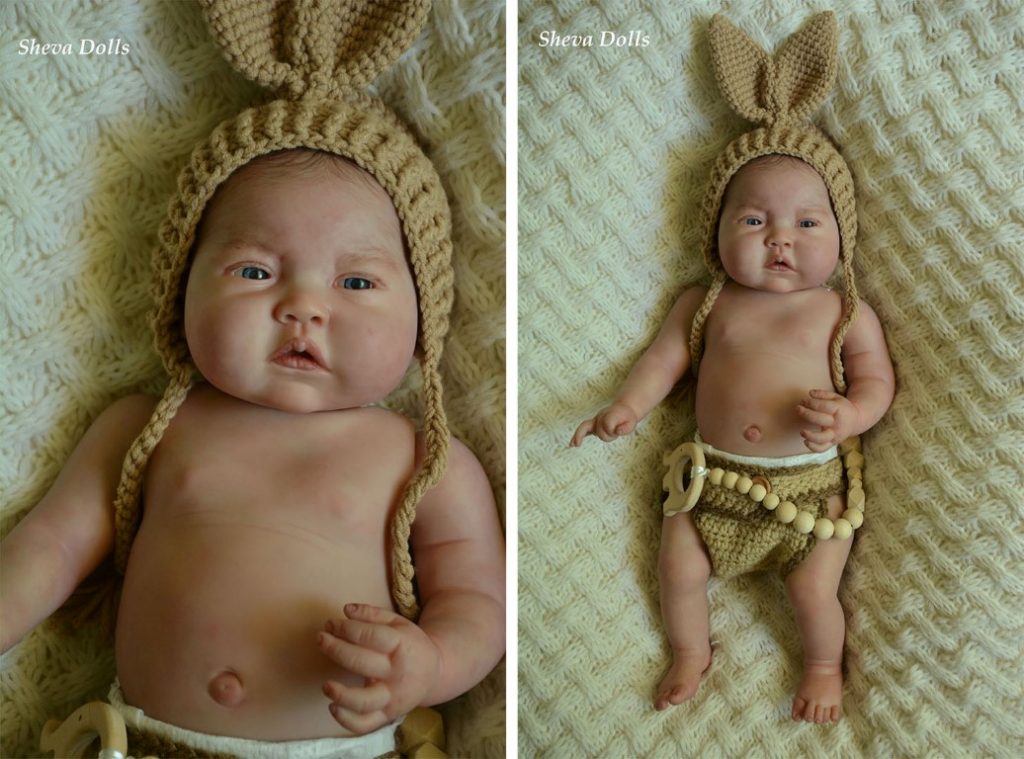 Sheva Dolls | New release, reborn prototype baby doll Reine Ping Lau – Sold