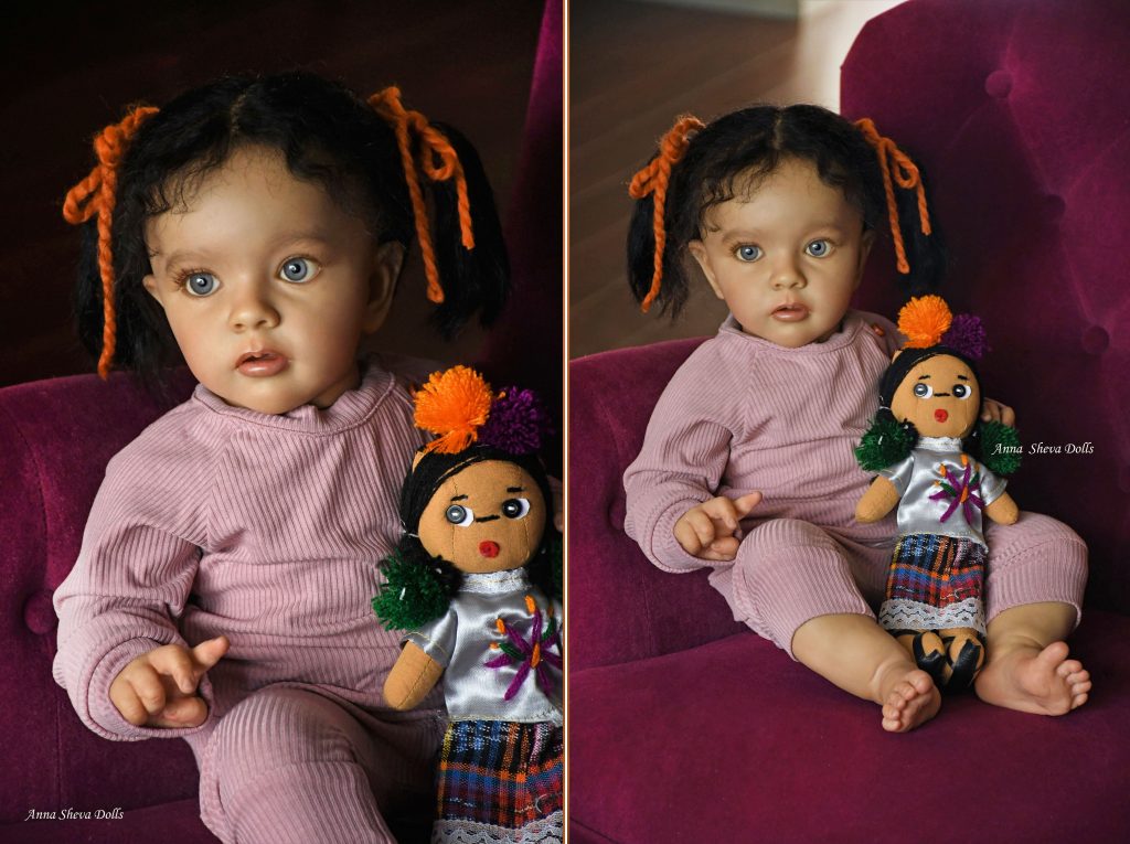 Sheva Dolls | Multicultural Prototype reborn child art doll Missy ...